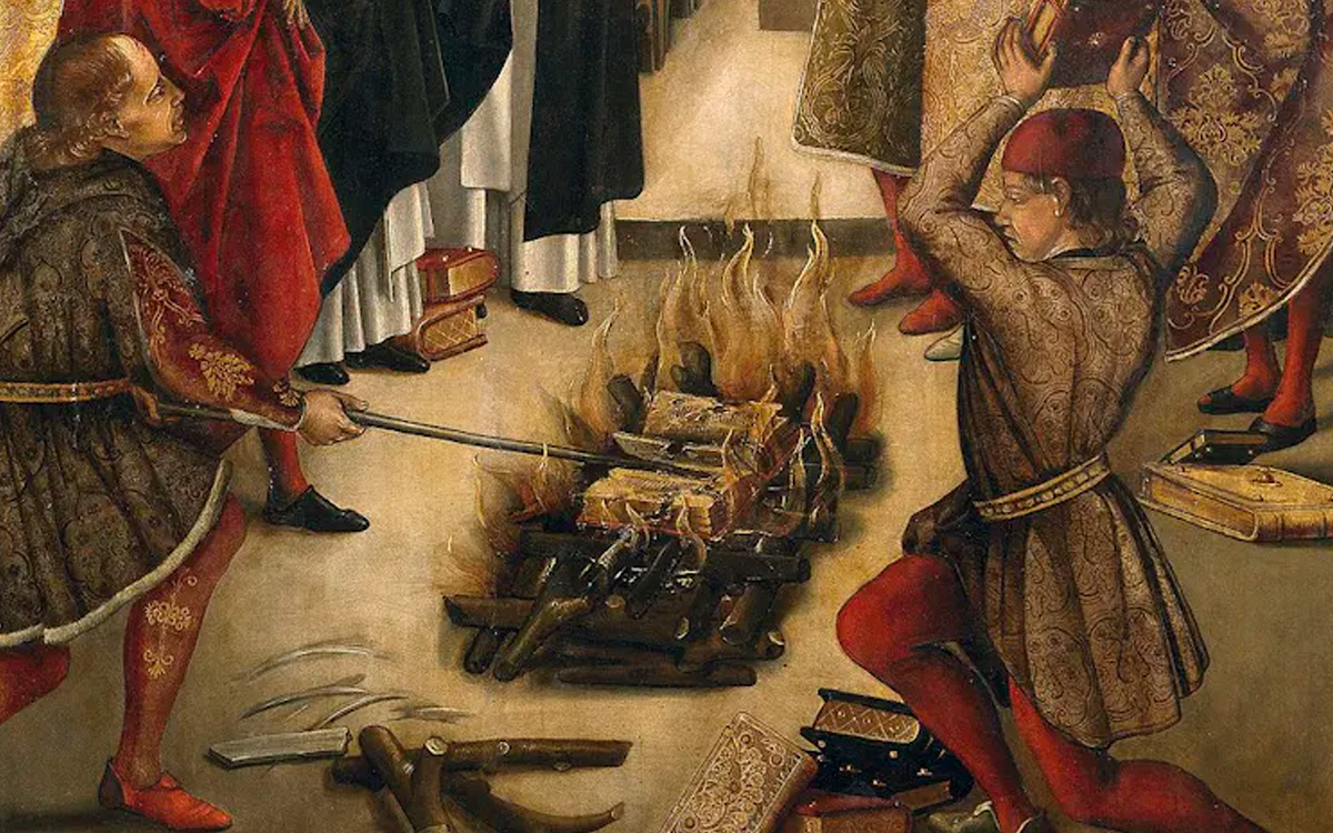 Let's talk about gay book bans and burning